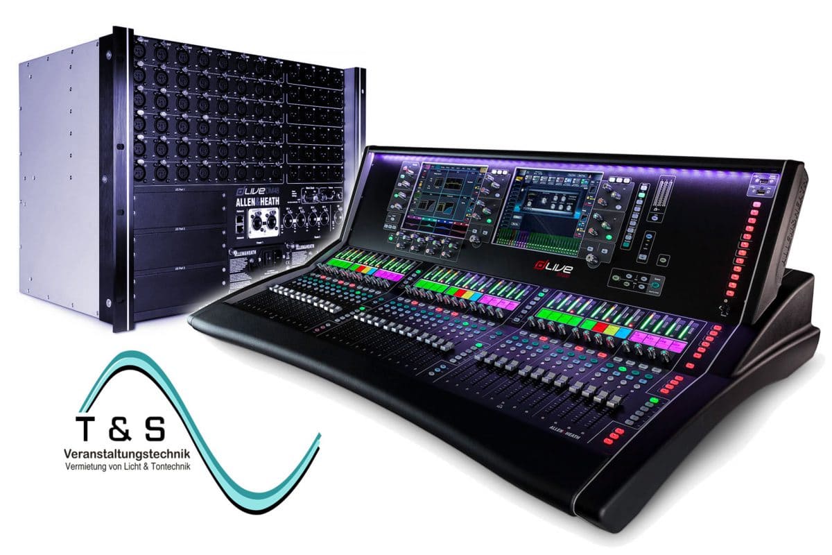 dLive S7000 mit dem Mixrack DM64 - TS Veranstaltungstechnik GmbH & Co KG